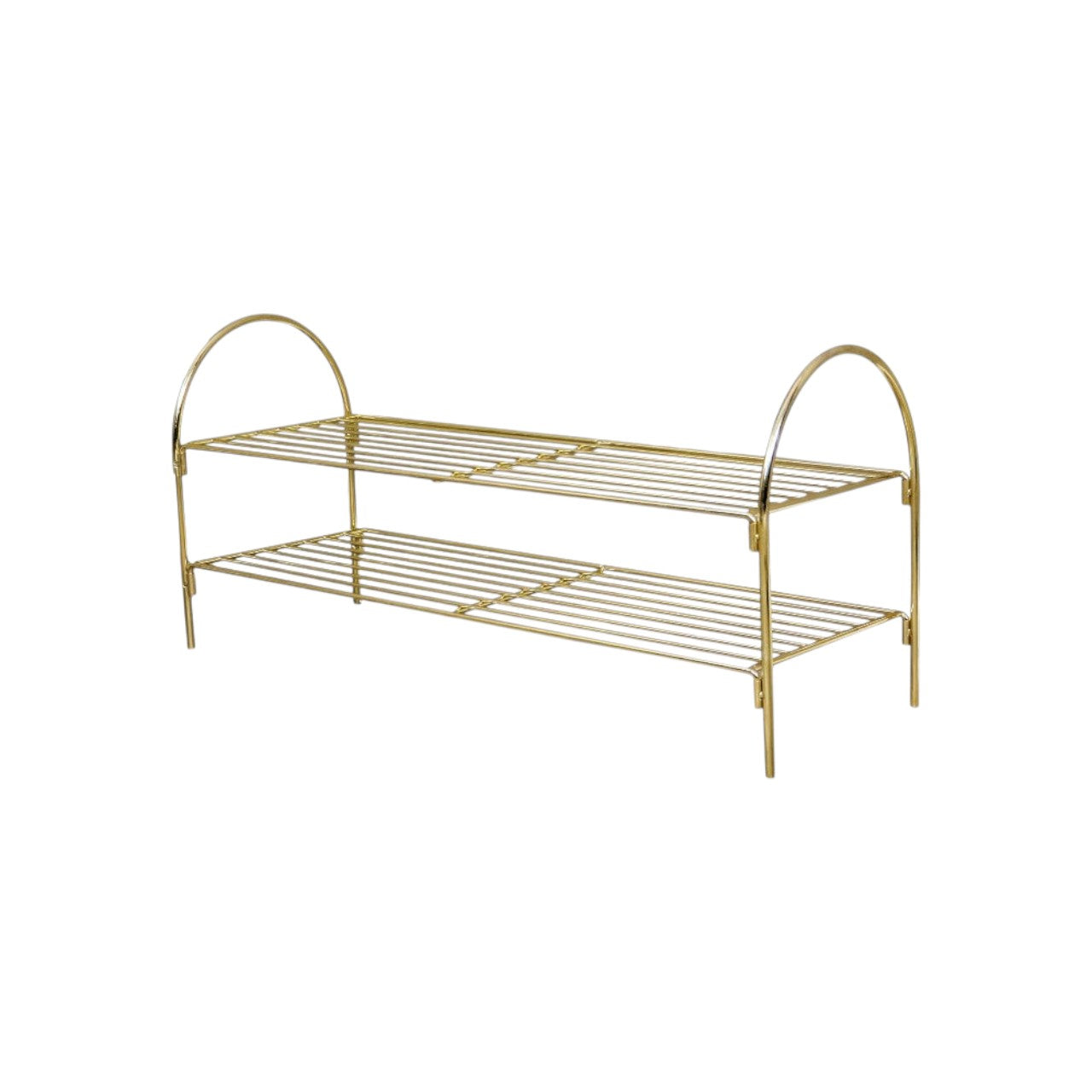 Gold Shoe Rack